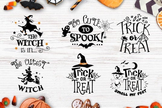 Halloween Bundle 40 SVG , Eps, Dxf, Png Vol 1 - Etsy