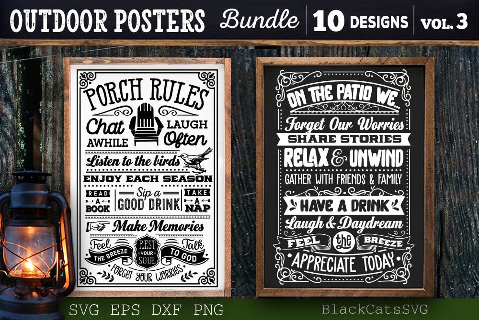 Outdoor Rules Bundle SVG 10 Designs - Etsy