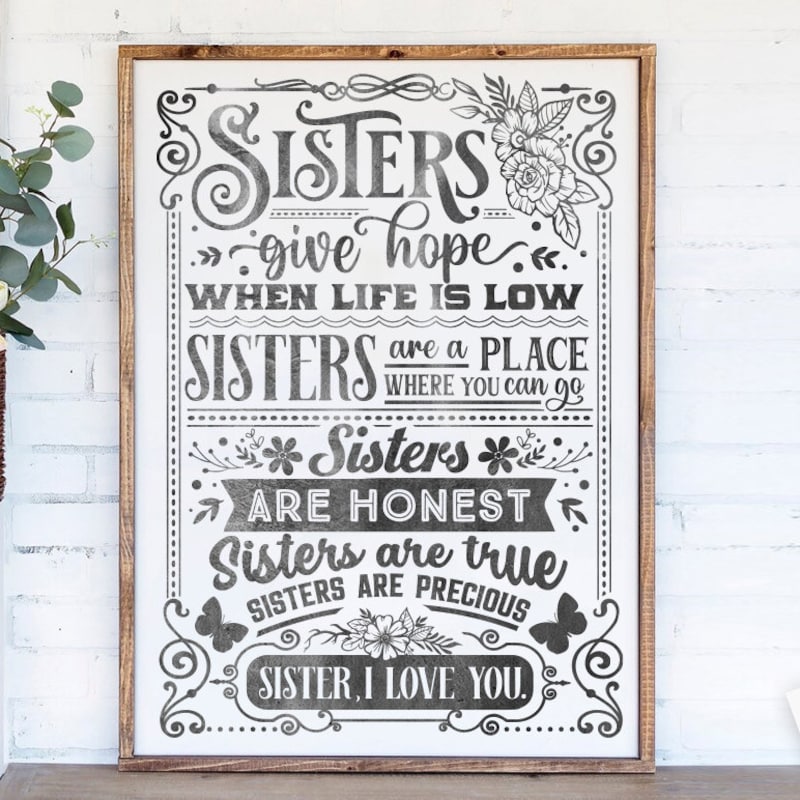 Sisters Poster - Etsy