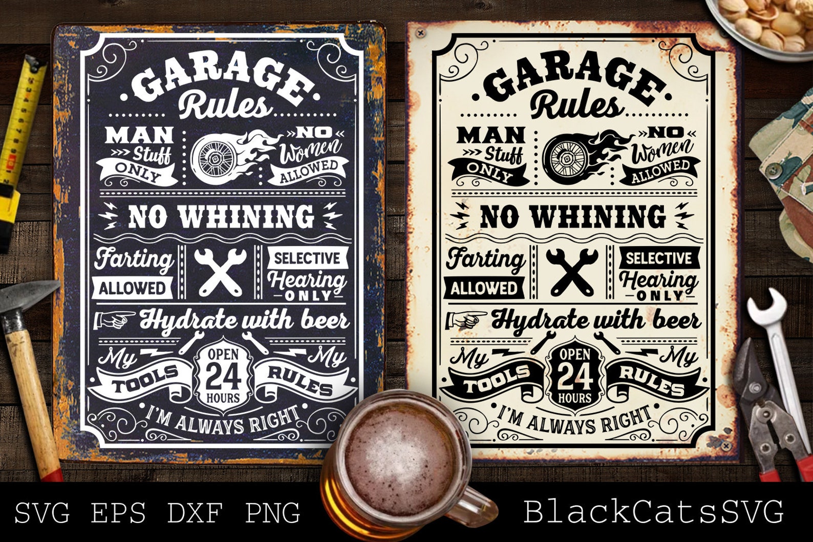 Garage Rules Svg Garage Rules Poster Svg Garage Svg Dads - Etsy UK
