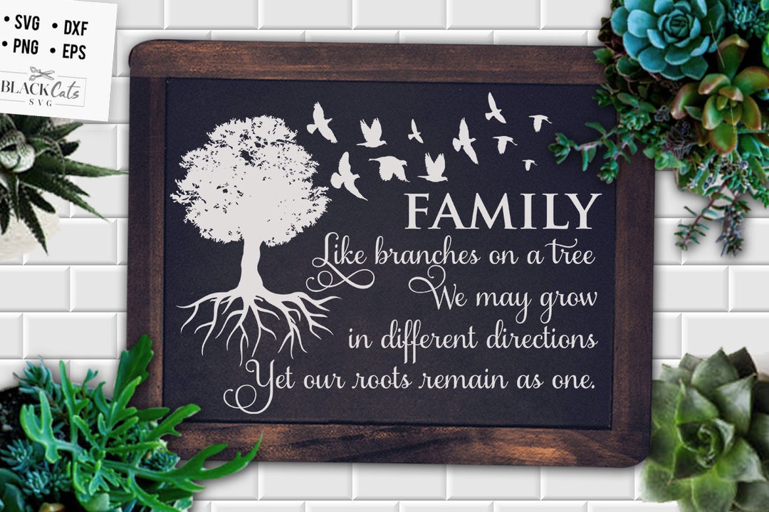 Family Like Branches on a Tree SVG, Family Tree Svg, Family Svg,family ...