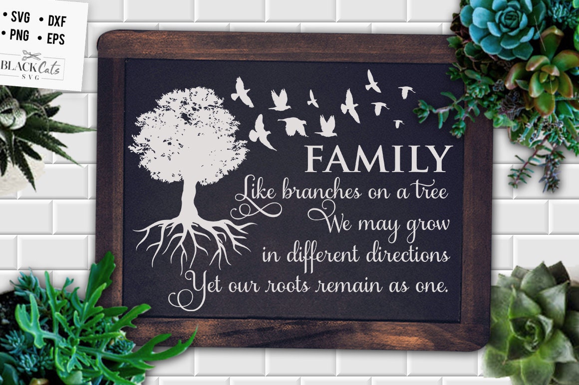 Branches of a Tree Family Quote - Etsy