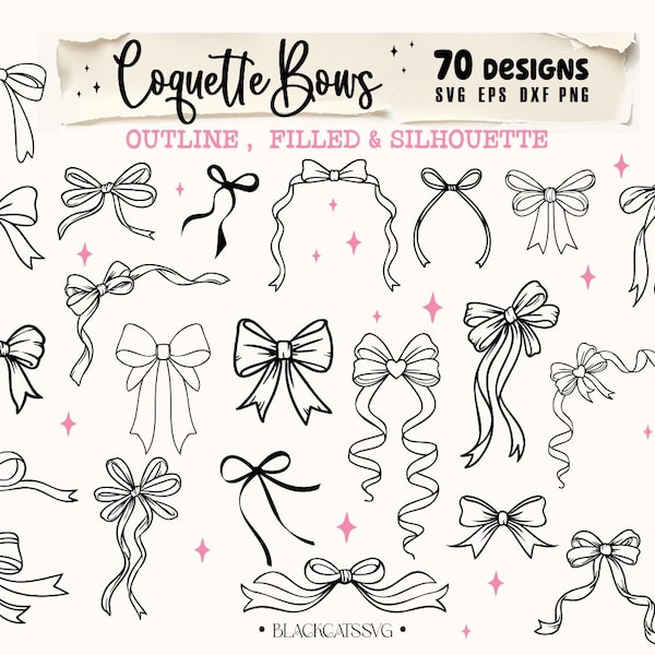 Coquette Bows - Etsy