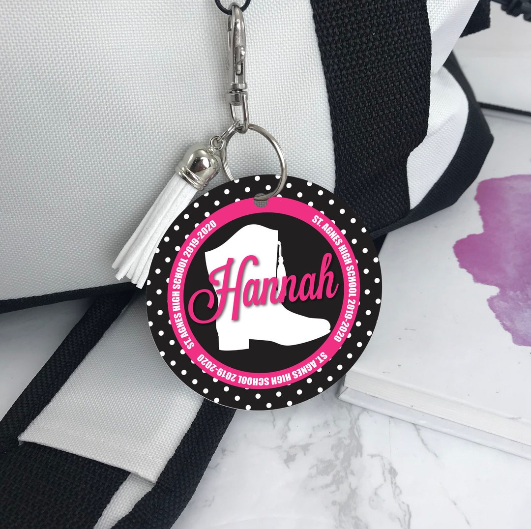 Majorette Boot Bag Tag, Aluminum Bag Tag, Team Gifts, Personalized ...