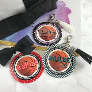 Basketball Bag Tag, Aluminum Bag Tag, Basketball Gifts, Outer C Design ...