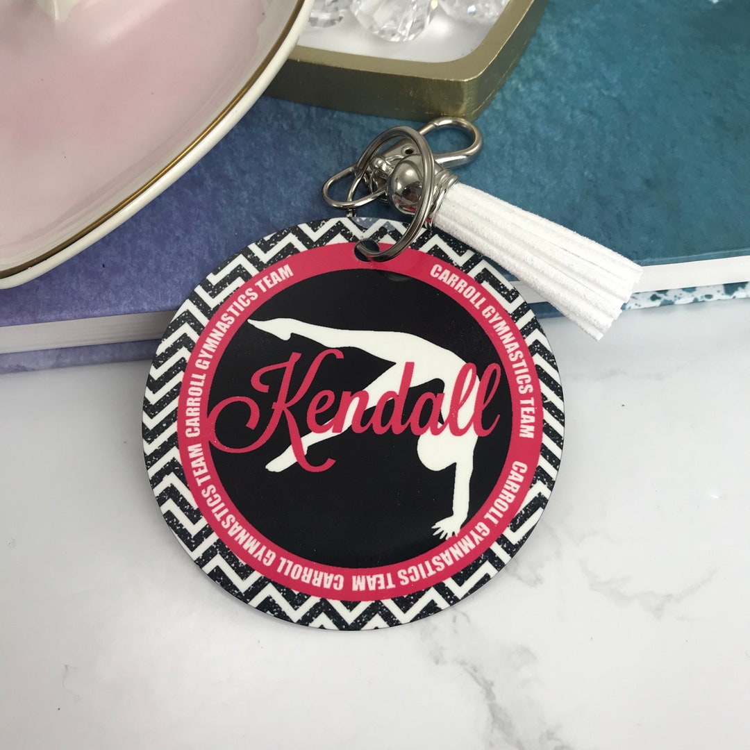 Personalized Gymnastics Bag Tag: Aluminum Gymnast Handspring Gift - Etsy