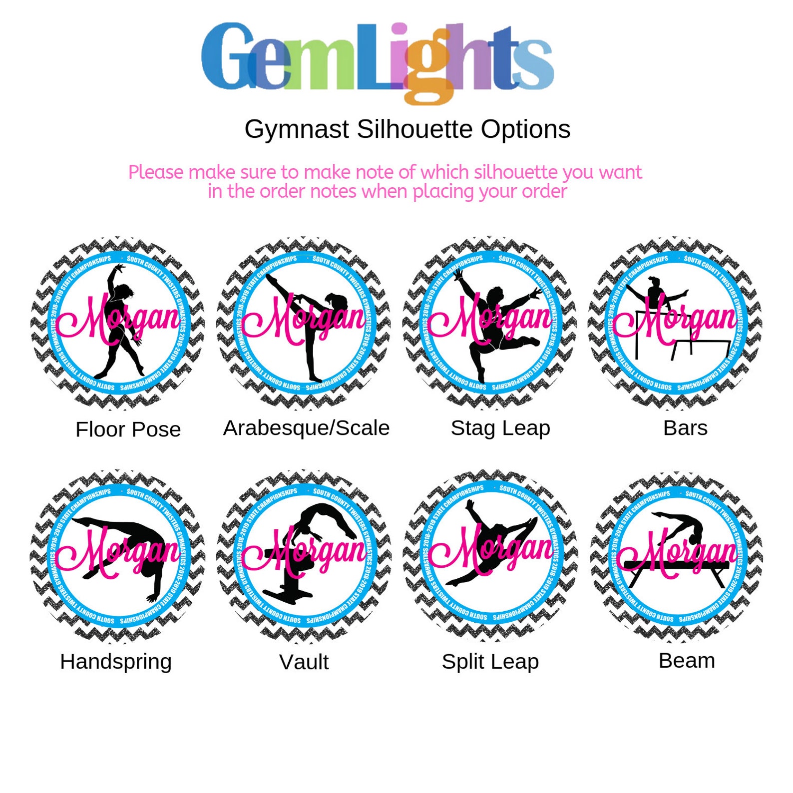 Gymnastics Floor Pose Locker, Door, Wall Decoration, Personalized ...