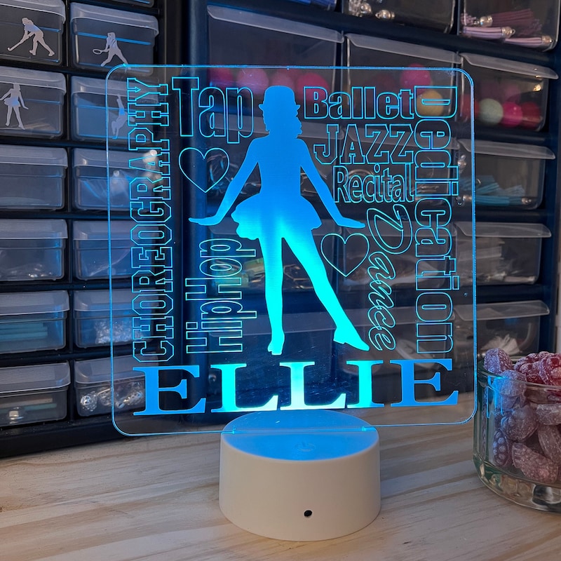 Glass Night Light - Etsy
