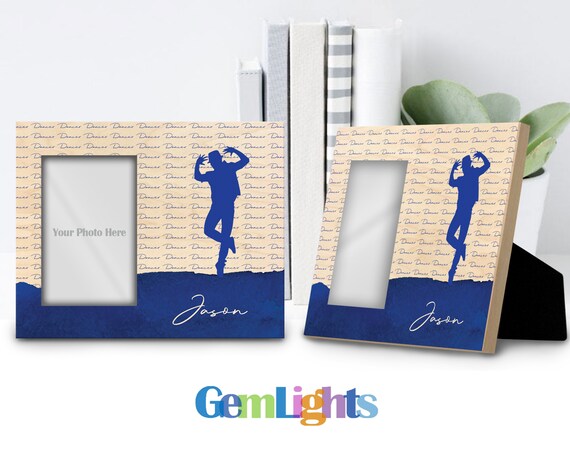 Dancer Frame Personalized Holds 4x6 Photo Light Maple Wood - Etsy