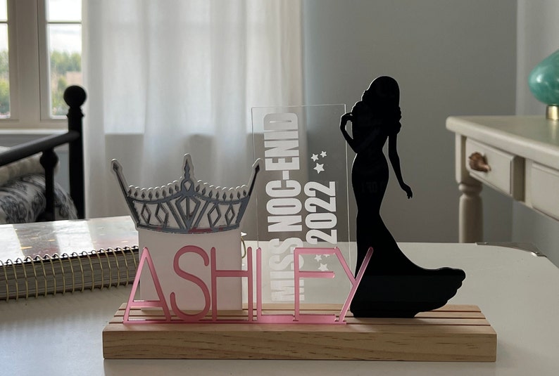 Pageant Girl With Grandstand Personalized Pageant Gift | Etsy