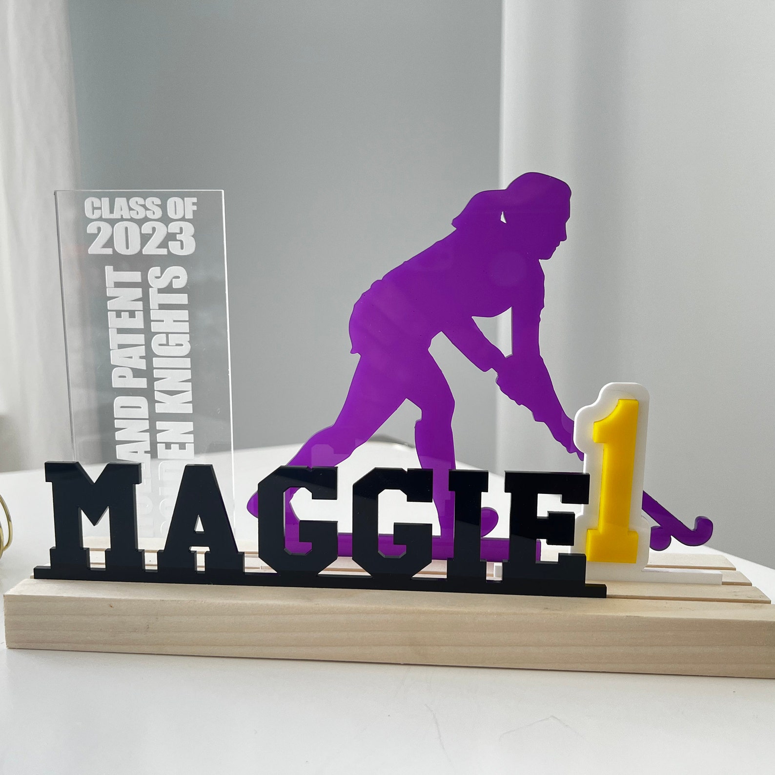 Field Hockey Girl Grandstand Personalized Field Hockey Gift - Etsy