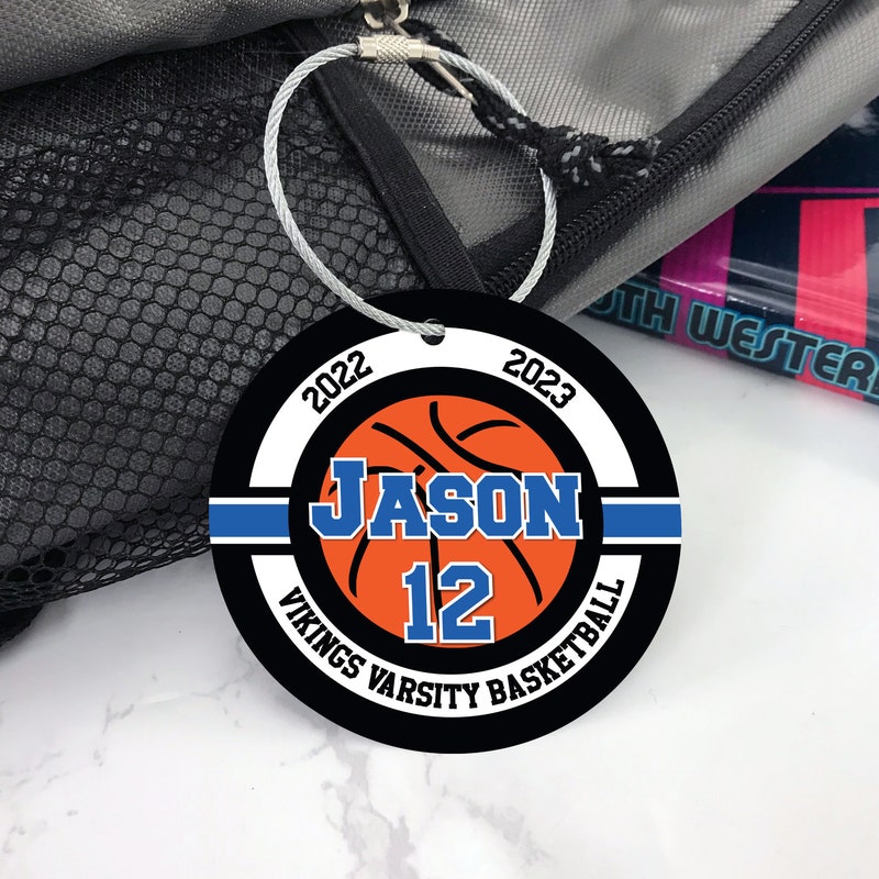 Basketball Bag Tag - Etsy