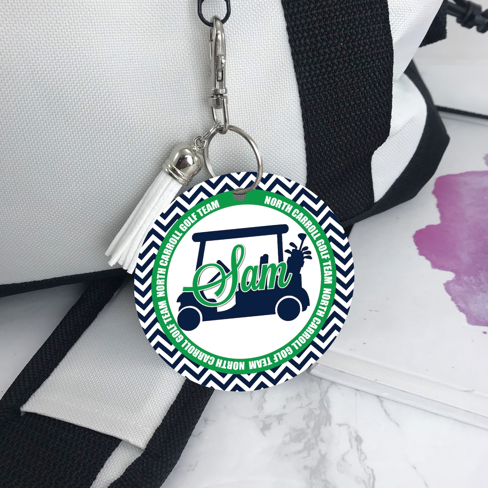 Personalized Golf Cart Bag Tag: Aluminum Golfer Gift - Etsy