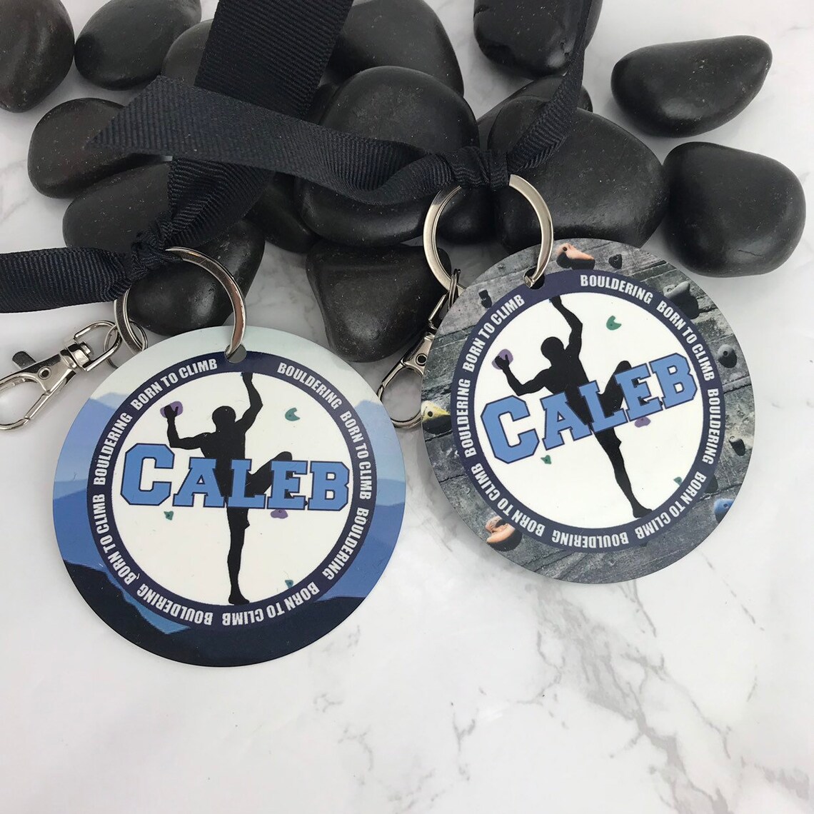 Rock Climbing Boy Bag Tag Bouldering Aluminum Tag Mountain - Etsy