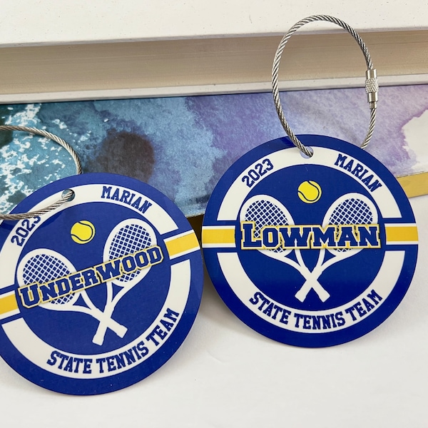 Tennis Bag Tags Bulk - Etsy