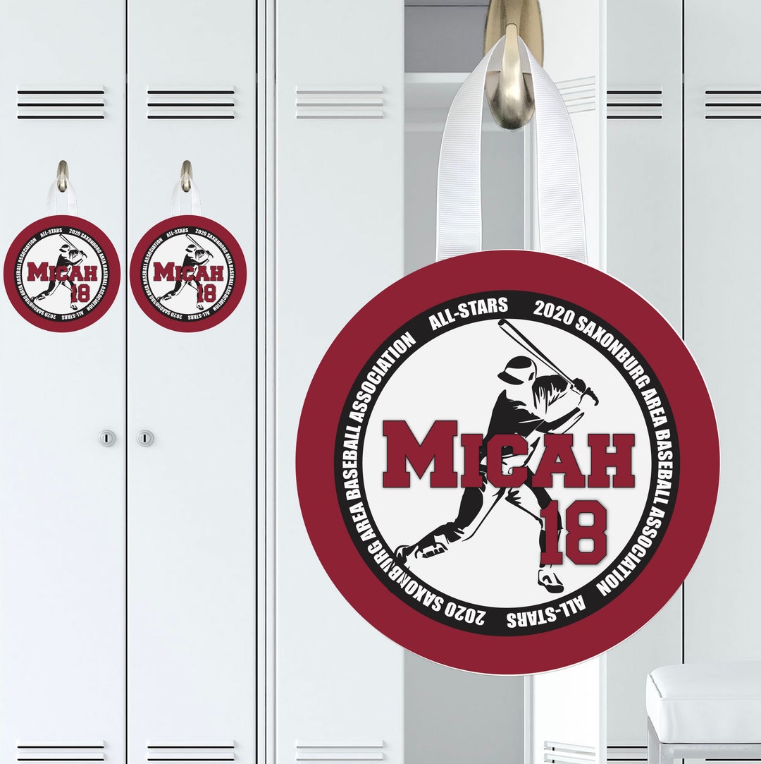 Baseball Locker, Door, Wall Decoration, Personalized, Monogrammed ...