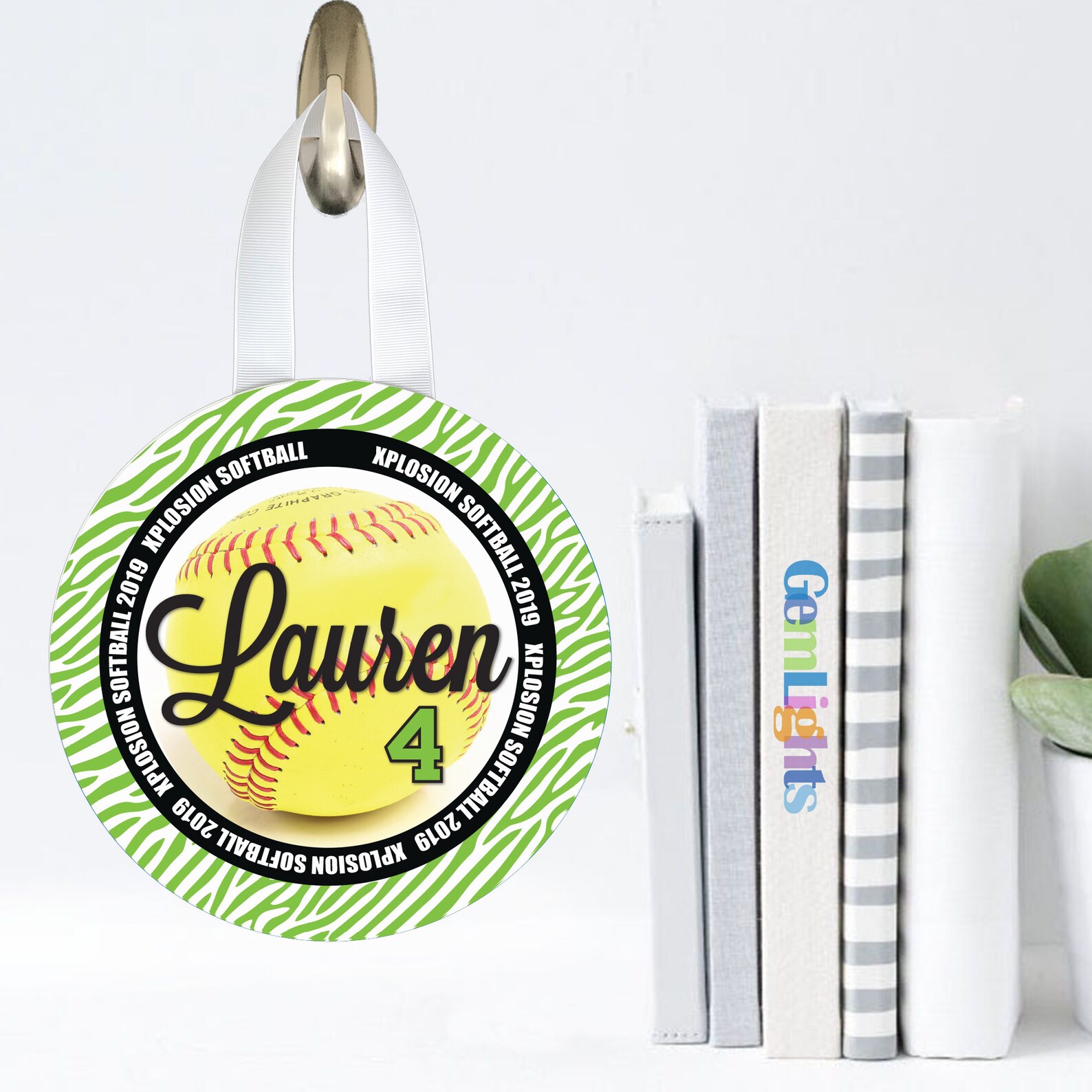 Softball Locker, Door, Wall Decoration, Personalized, Monogrammed - Etsy