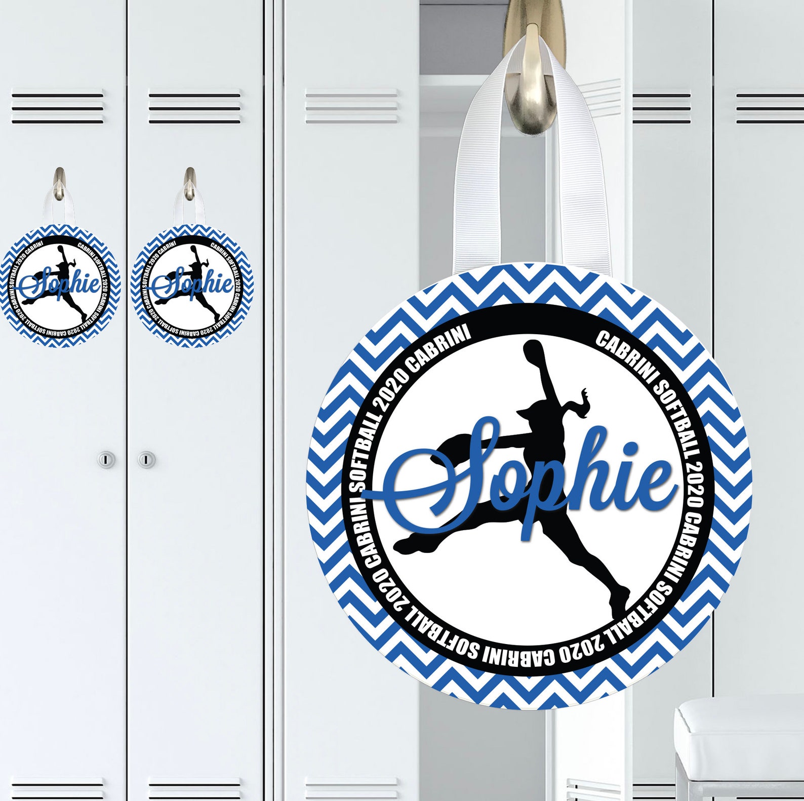 Softball Locker Door Wall Decoration Pitcher Design | Etsy