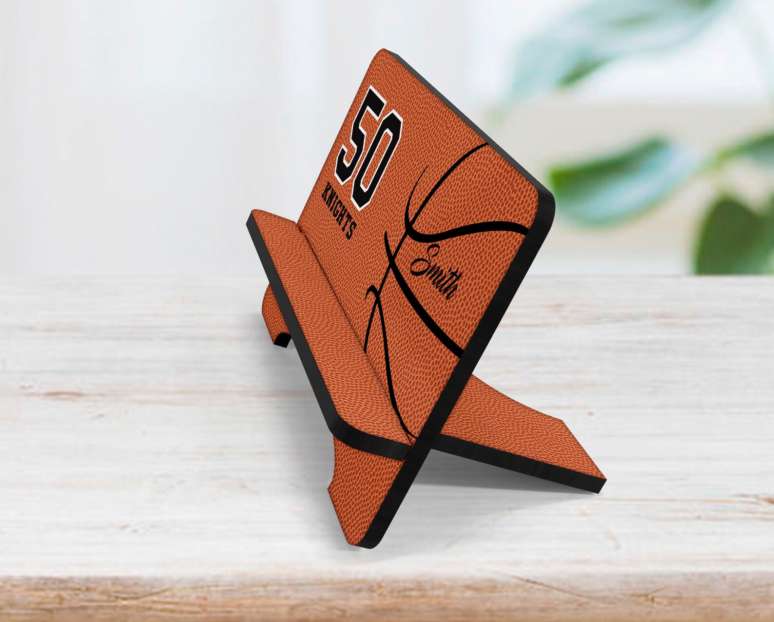 Basketball Phone or Tablet Stand Personalized Monogrammed - Etsy