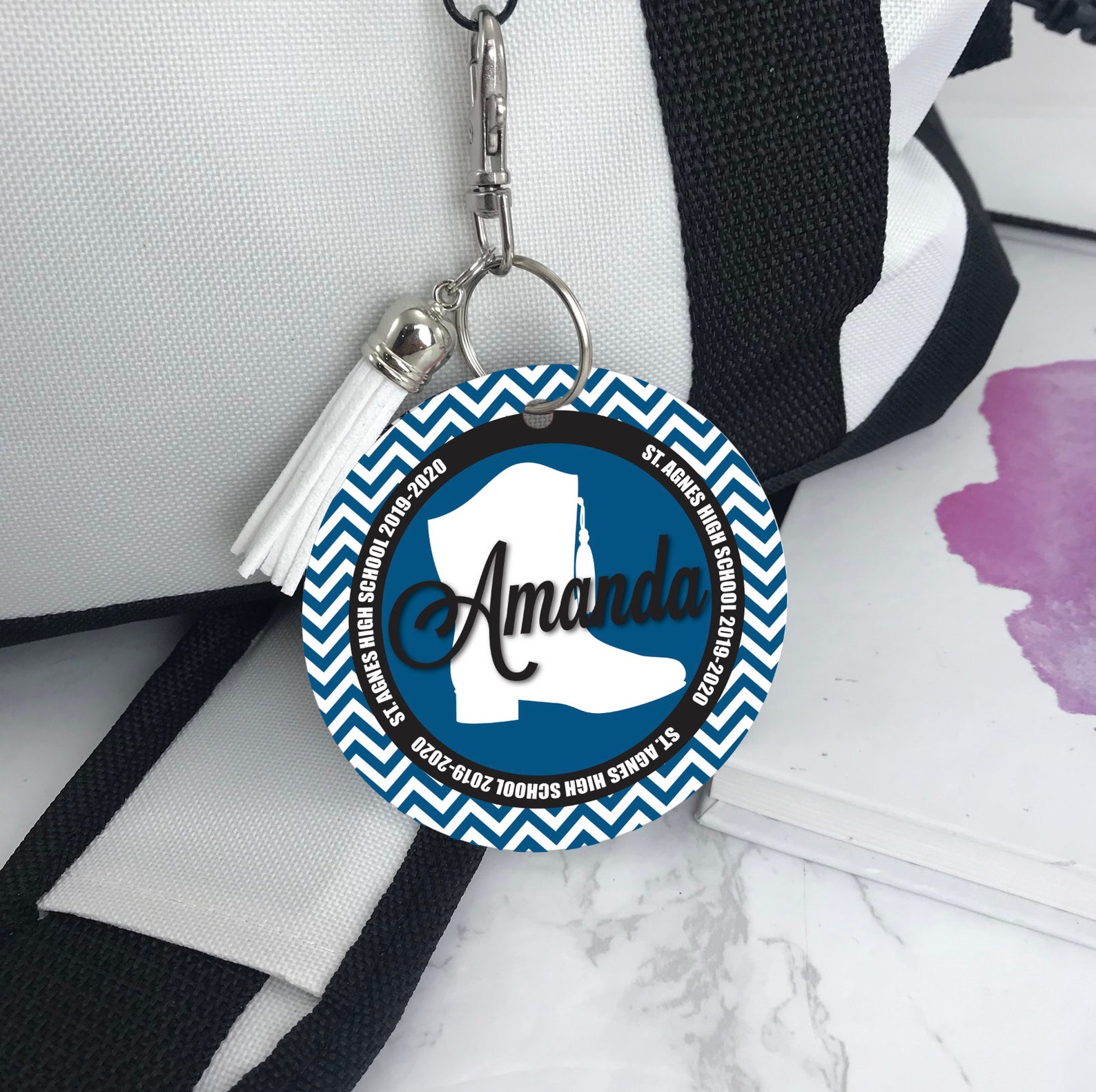 Majorette Boot Bag Tag Aluminum Bag Tag Team Gifts - Etsy