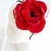 Large Red Flower Fascinator Red Rose Head Piece Flower - Etsy UK