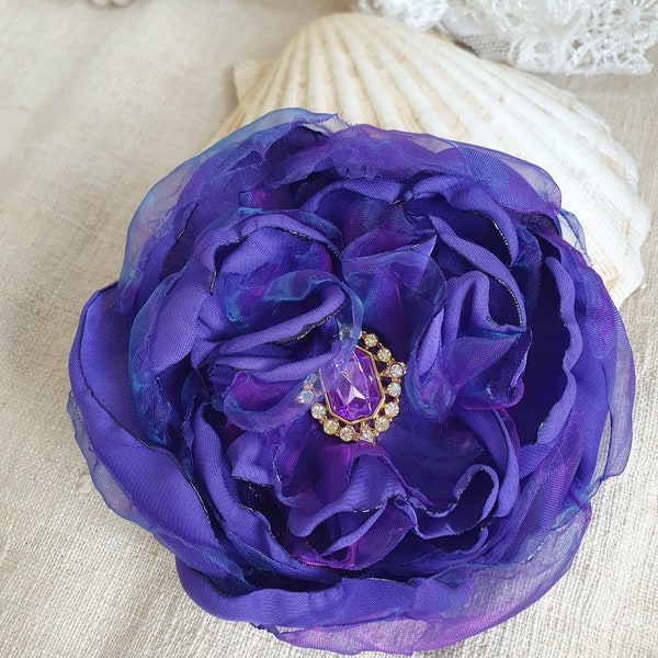 Purple Brooch - Etsy