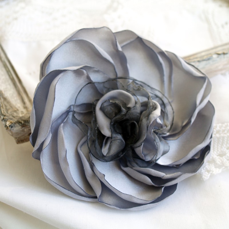 Gray Flowers - Etsy