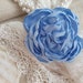 Blue Flower Brooch, Light Blue Flower Hair Clip, Small Flower Brooches ...