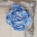 Blue Flower Brooch Light Blue Flower Hair Clip Small Flower - Etsy