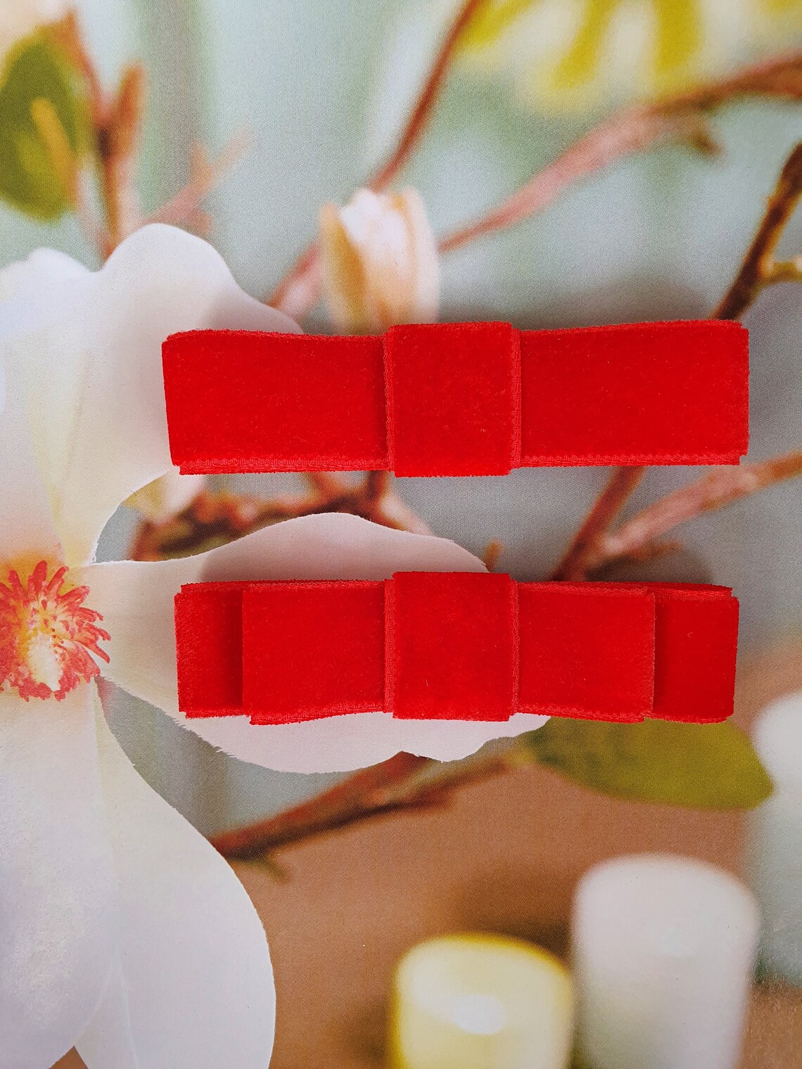 Velvet Red Bow Brooch Red Bow Tie Woman Mary Poppins Bow - Etsy