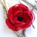 Large Red Flower Fascinator Red Rose Head Piece Flower - Etsy UK
