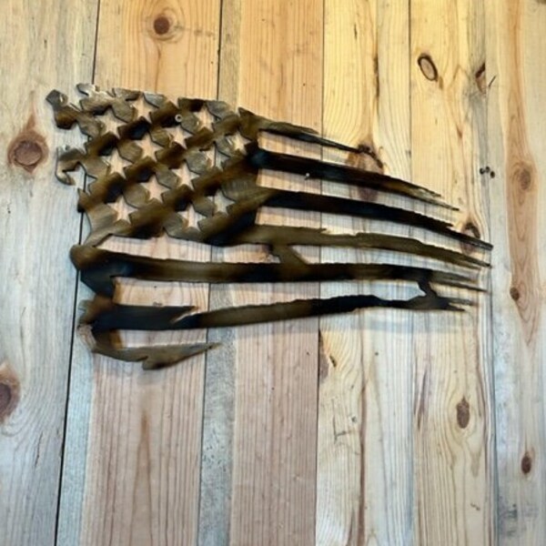Metal American Flag - Etsy