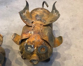 Scrap Metal Pig | Etsy