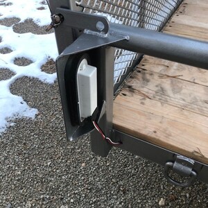 Set of 2 Trailer 6" Oval Light Mount Weld on Trailer or Flatbed Bracket ...