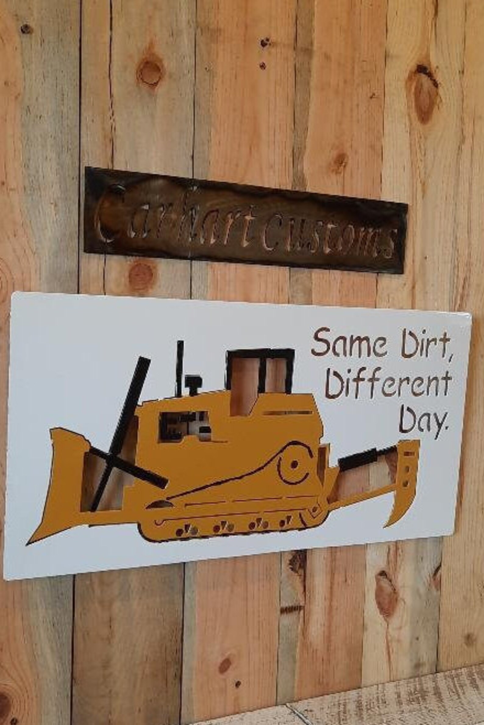 Bulldozer Metal Wall Art Decor / Bulldozer Sign / Bulldozer Metal ...