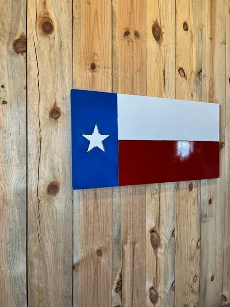 Steel Texas Flag Metal Art Texas Metal Texas Flag Quality Steel ...