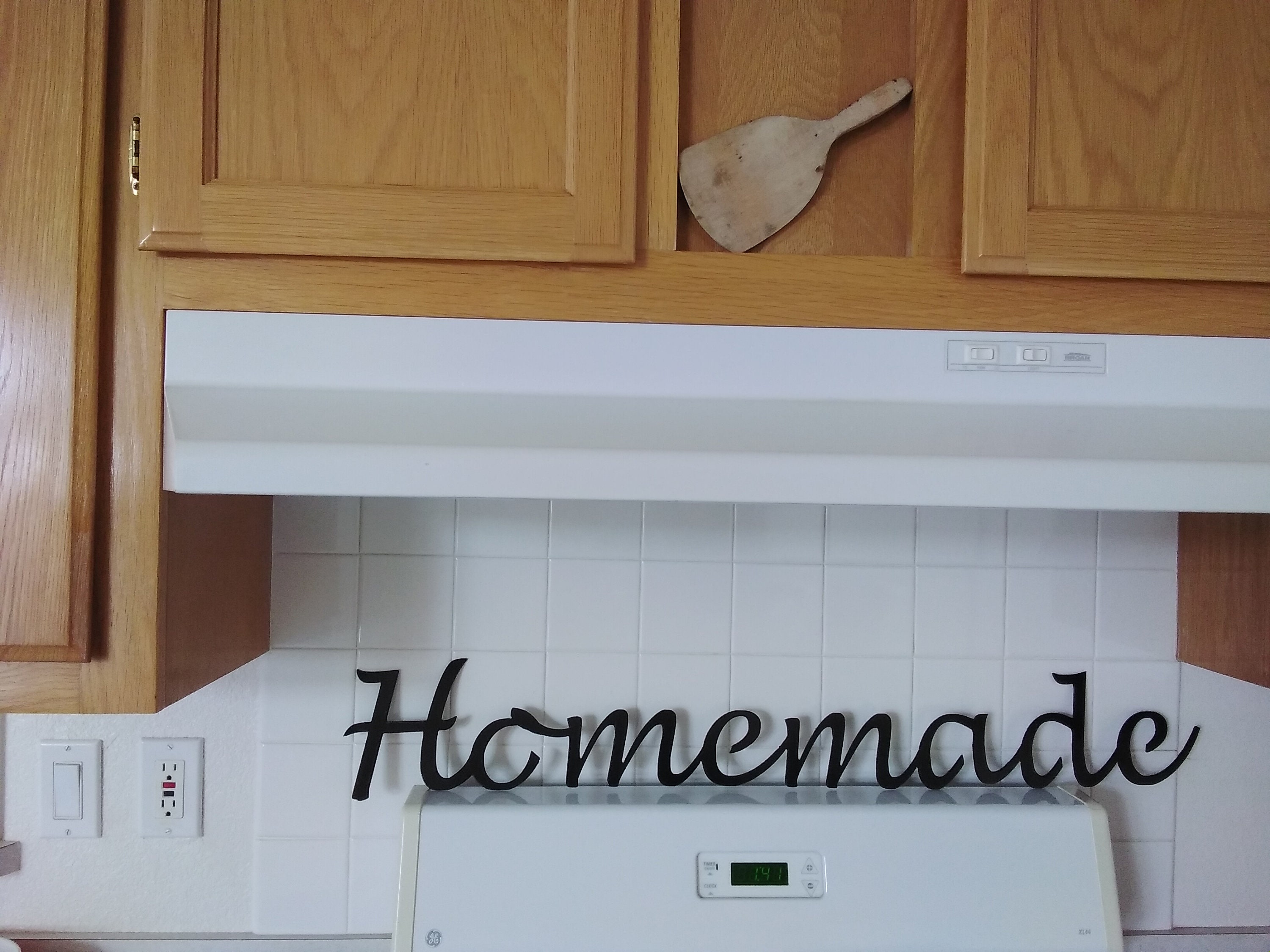 Metal Homemade Sign Homemade Lettering Cut Out of Thick Metal | Etsy