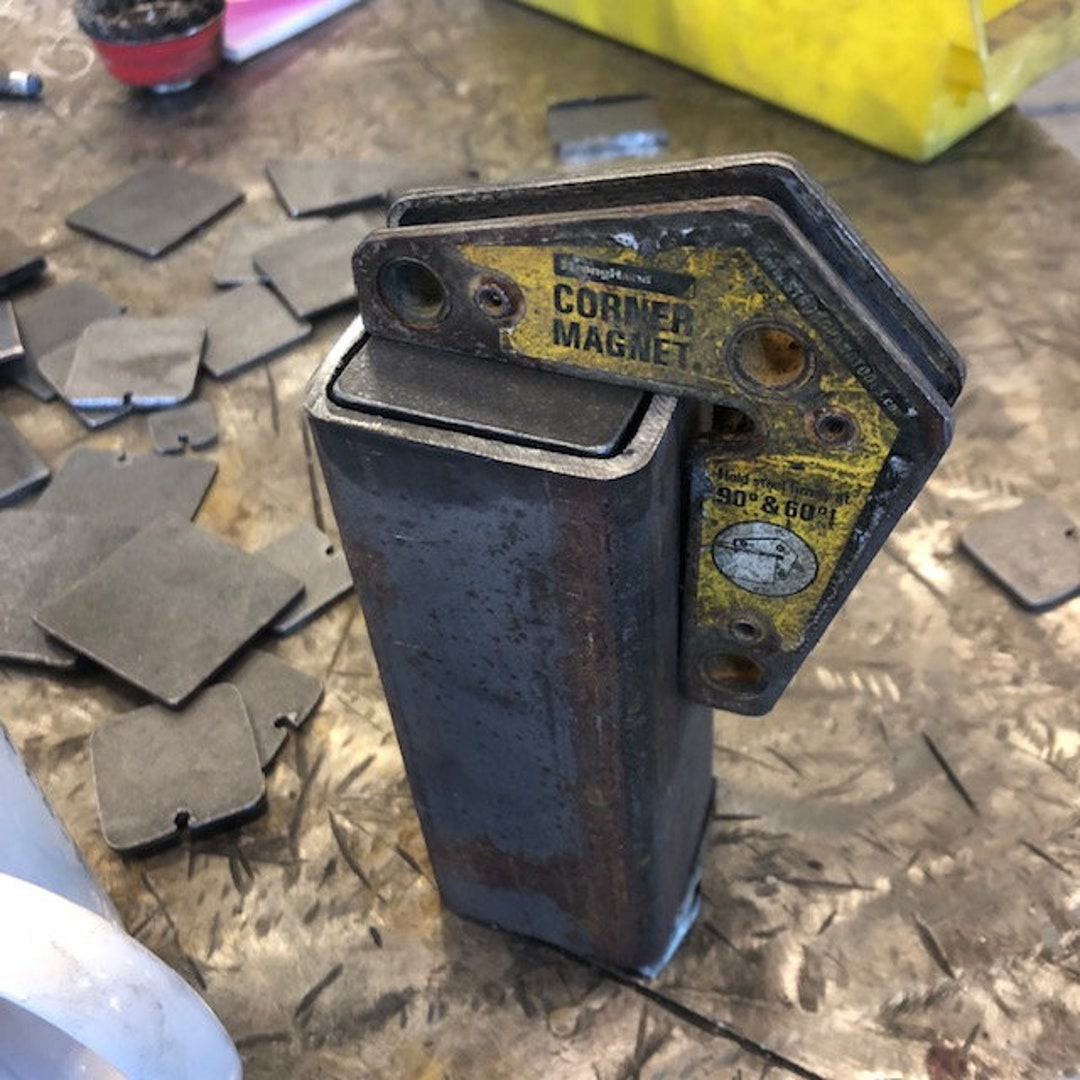 1 5/8" Weld on Tube End Cap Square Tubing Caps for 2" or 1 3/4" Square ...