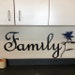 Large Family Sign Made Out of Thick Steel and Powdercoated - Etsy