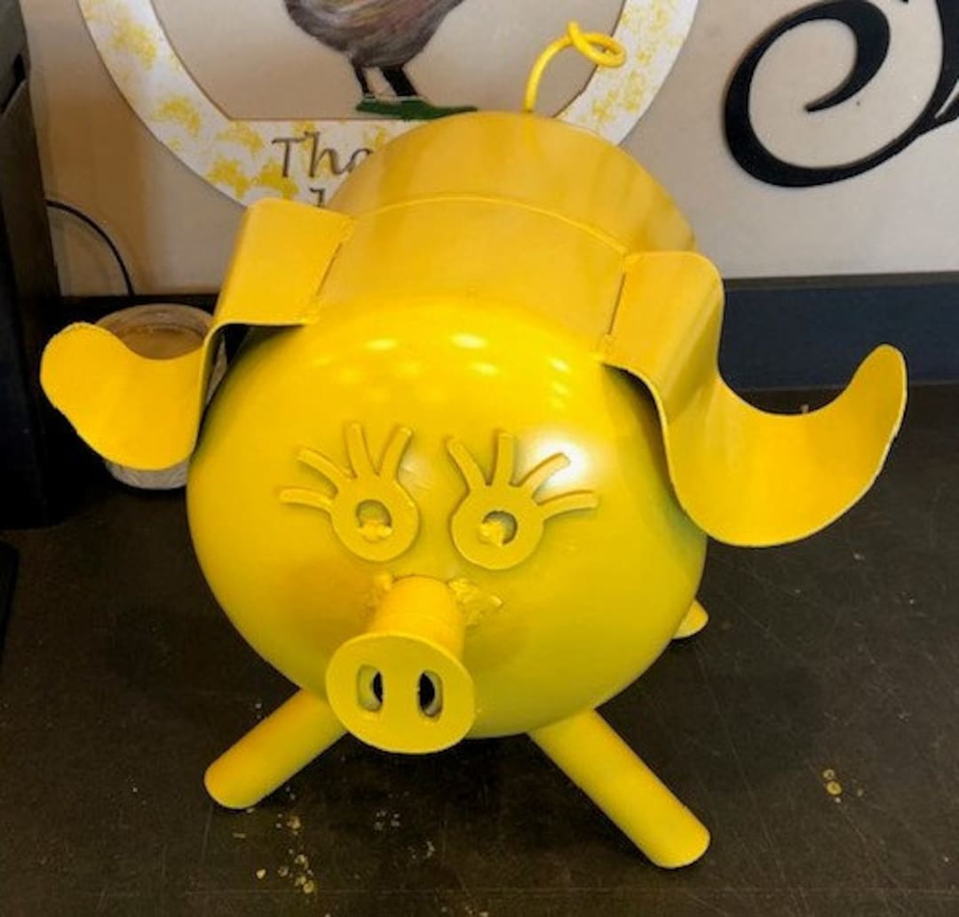 Helium Tank Pig Metal Art Pig Made for Upcycled Helium Tank and Other ...