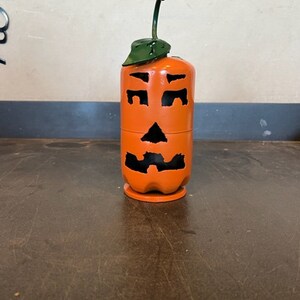 Pumpkin Upcycled Propane Tank Metal Pumpkin Yard Art Jack-o-lantern ...