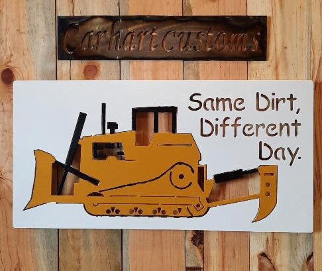 Bulldozer Metal Wall Art Decor / Bulldozer Sign / Bulldozer Metal ...