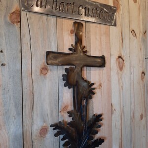 Cross Wall Decor, Cross Metal Wall Sign, Metal Wall Crosses for Home ...