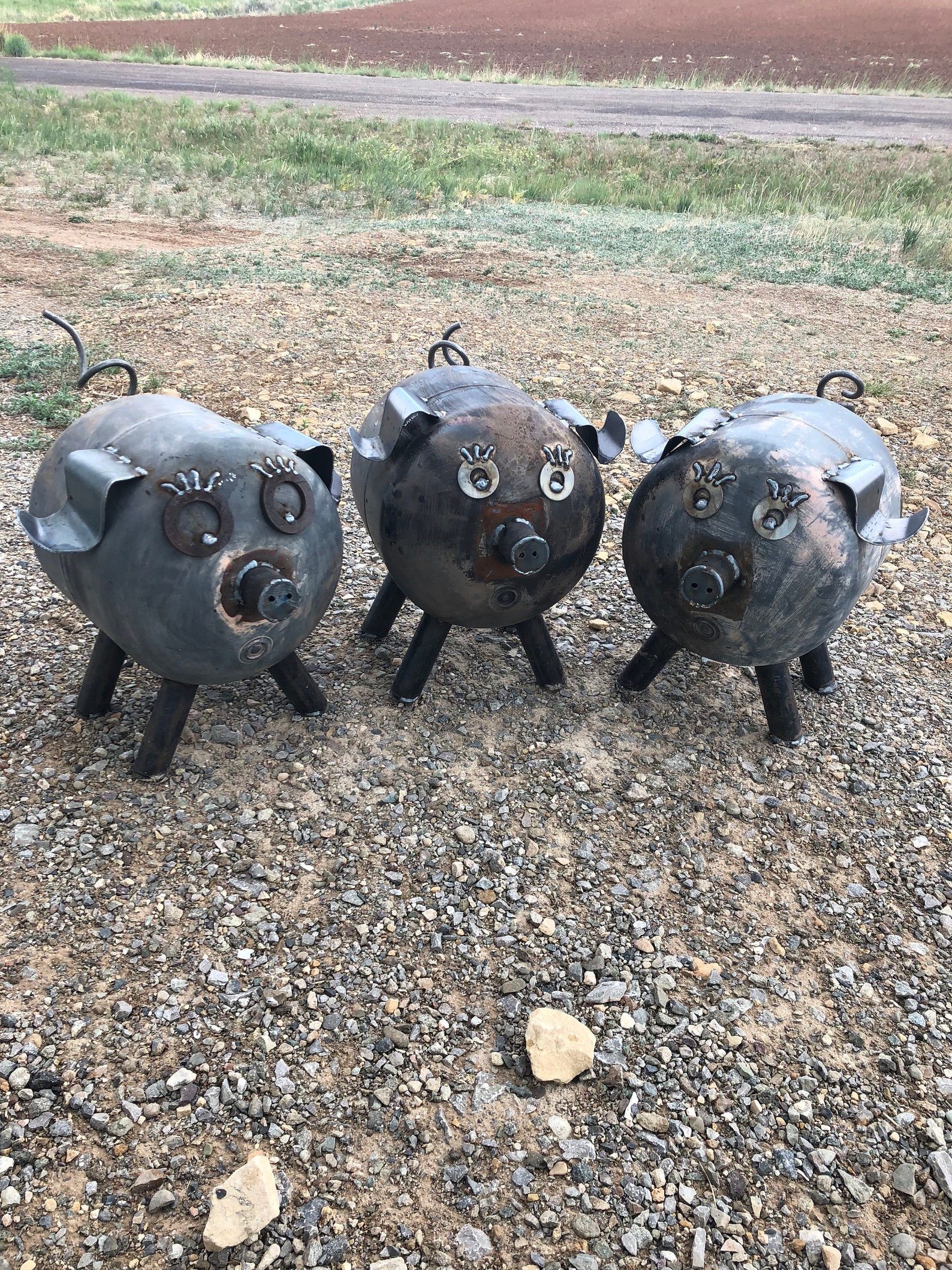 Propane Tank Pig Metal Art Pig Made Form Upcycled Propane Tank - Etsy