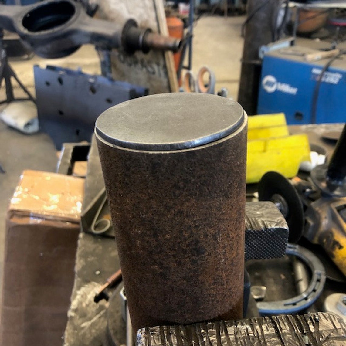 2-7/8" Weld on Tube End Cap Pipe Caps for 2 7/8" Pipe Ends 1/8" THICK ...