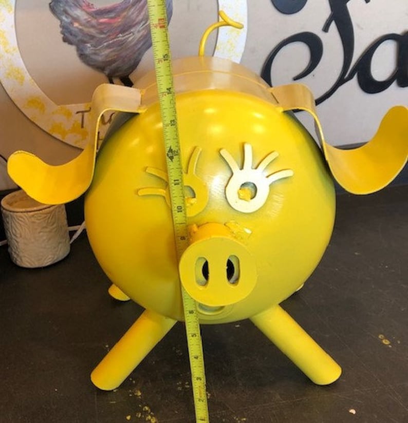 Helium Tank Pig Metal Art Pig Made for Upcycled Helium Tank and Other ...