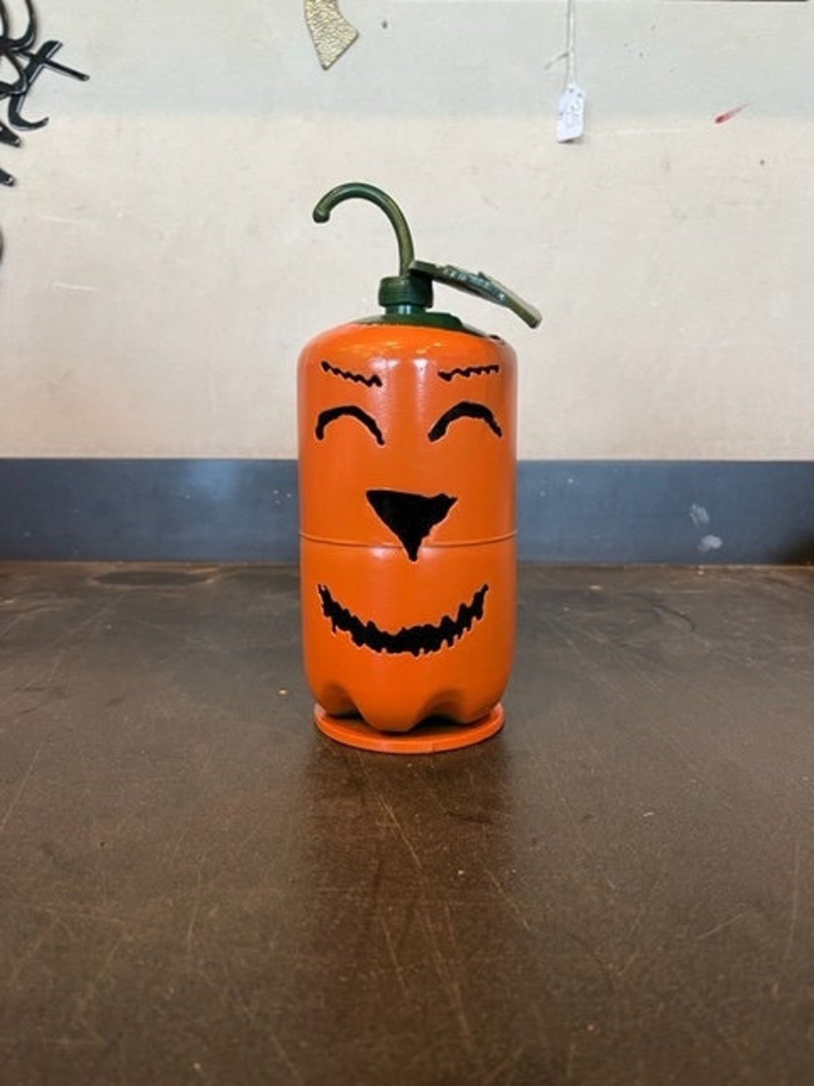 Pumpkin Upcycled Propane Tank Metal Pumpkin Yard Art Jack-o-lantern ...