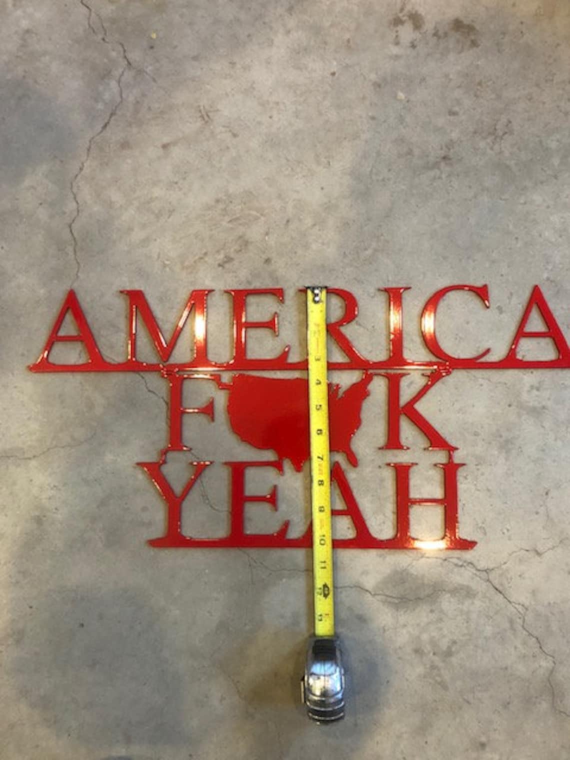 America Metal Sign Merica Fuck Yeah Sign Usa F Ck Yeah Sign American