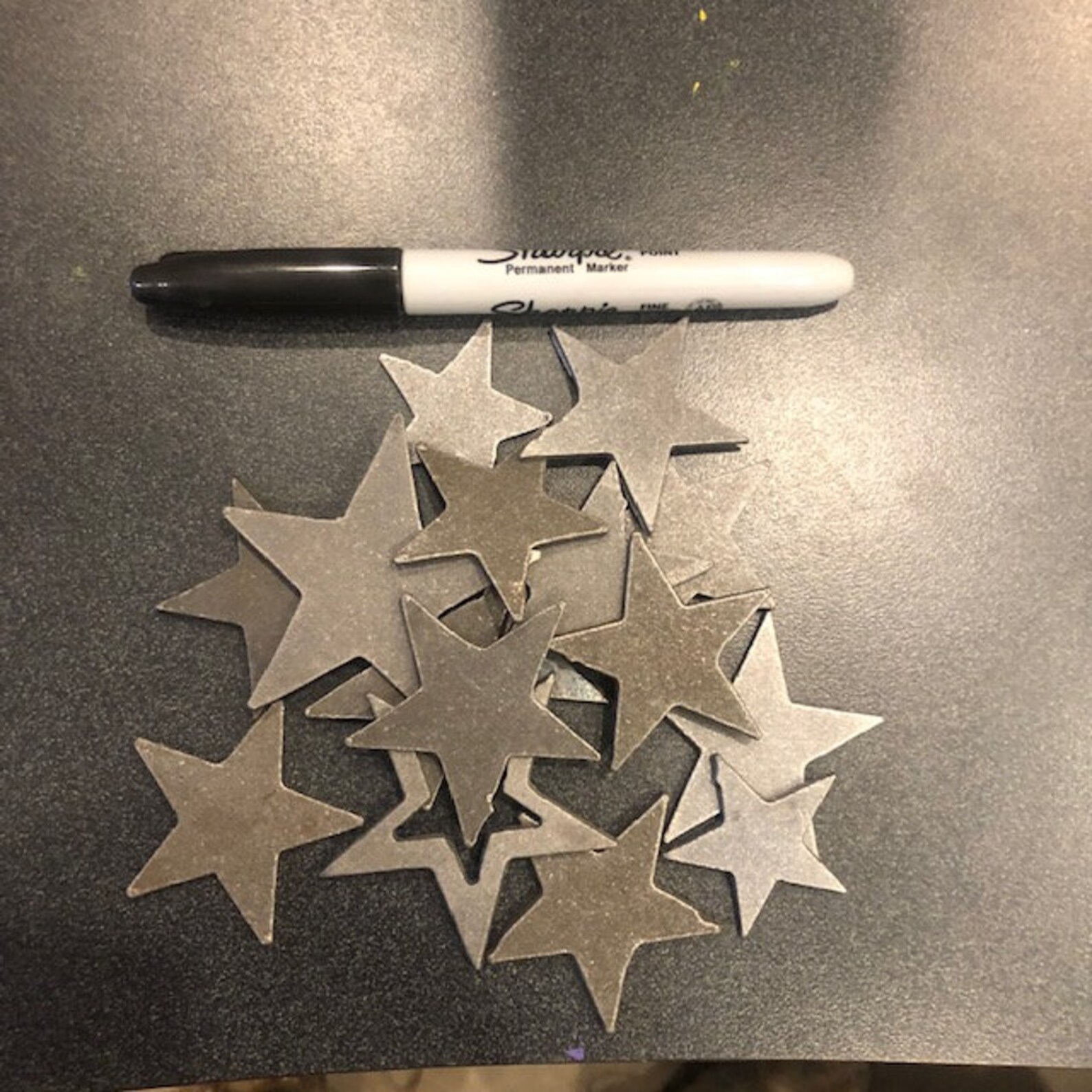 20 Smaller Random Decorative Metal Stars at a Time Unfinished - Etsy