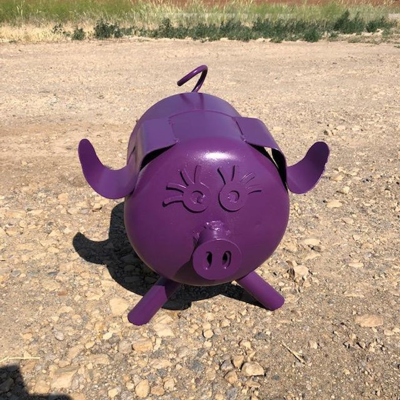 Helium Tank Pig Metal Art Pig Made for Upcycled Helium Tank and Other ...